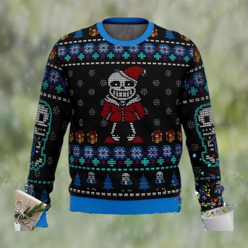 Undertale Sans Ugly Christmas Sweater, hoodie, sweater, long sleeve and ...
