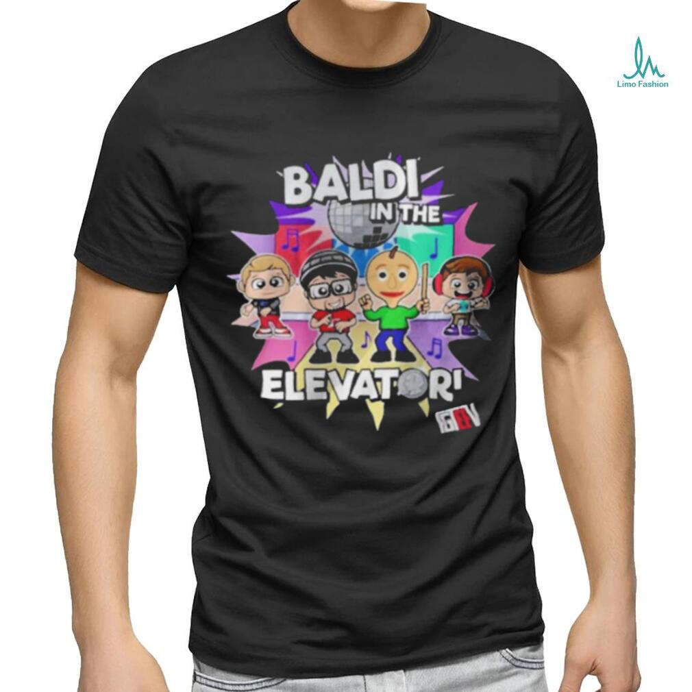 Baldi in the elevator T Shirt, hoodie, sweater, long sleeve and tank top