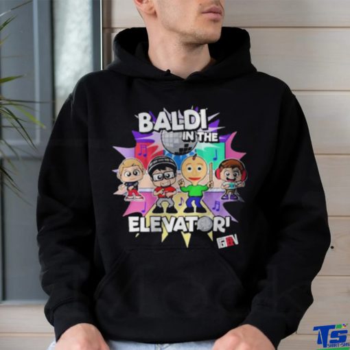 Baldi in the elevator T Shirt, hoodie, sweater, long sleeve and tank top