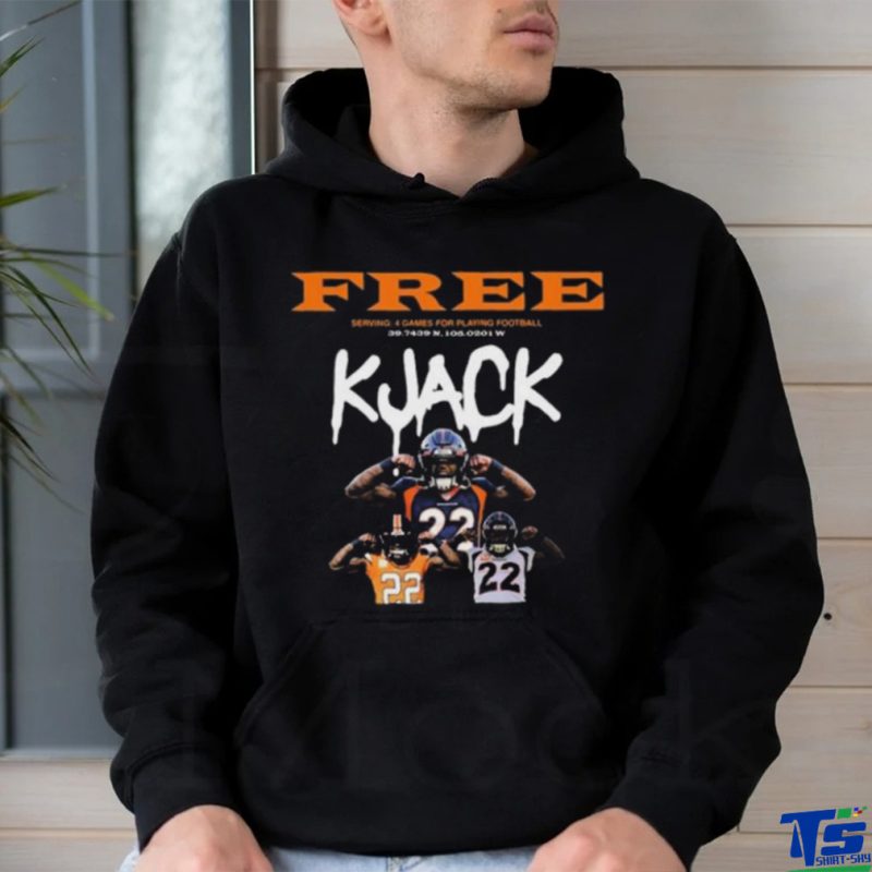 Free Kjack Serving 4 Games For Playing Football Shirt - Limotees