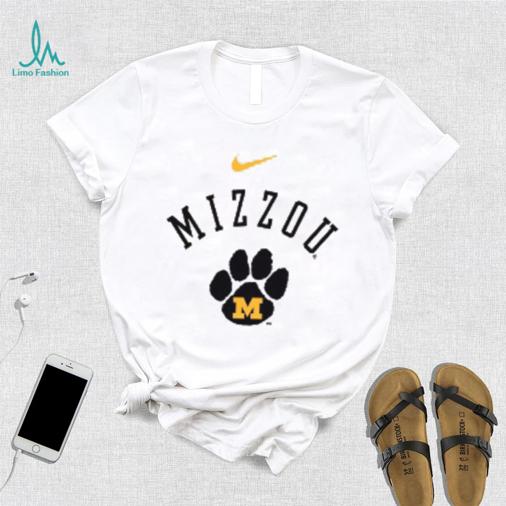 Mizzou Tigers Nike® 2023 Women's Vault M Paw Logo White Crew Shirt ...