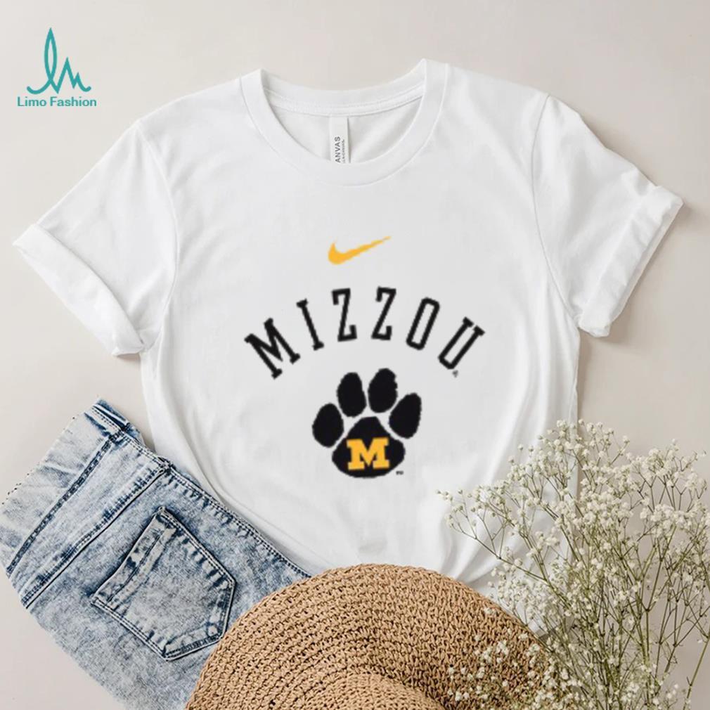 Mizzou Tigers Nike® 2023 Women's Vault M Paw Logo White Crew Shirt ...