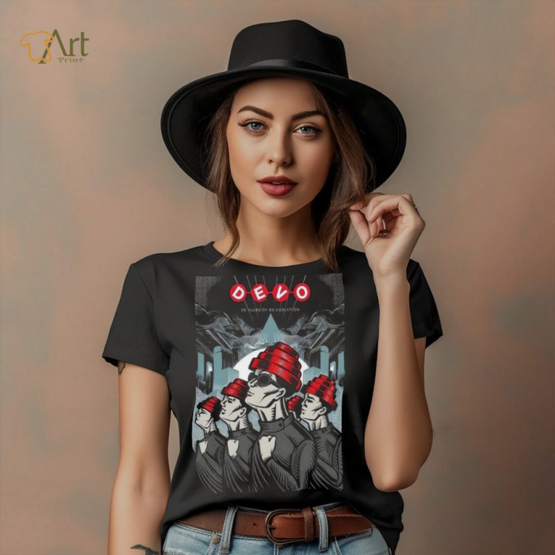 Official devo 50th Anniversary and Farewell Tour 2023 Poster Shirt ...