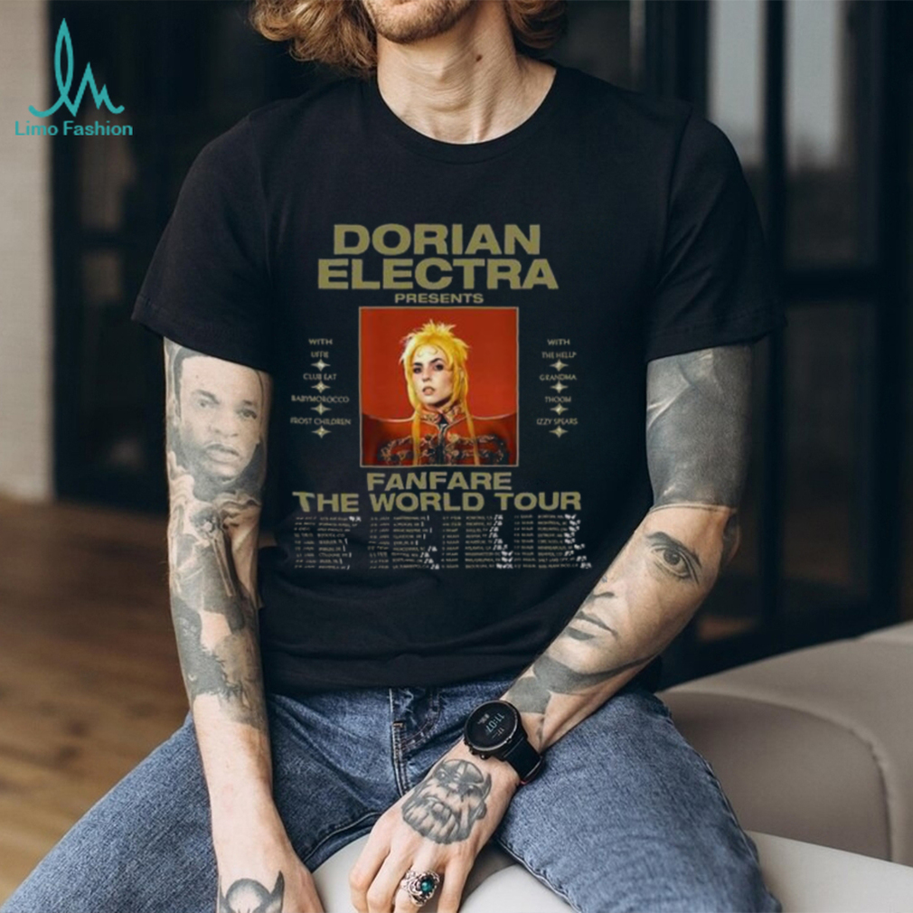 Dorian Electra Fanfare World Tour 2024 Shirt Fan Concert, hoodie ...