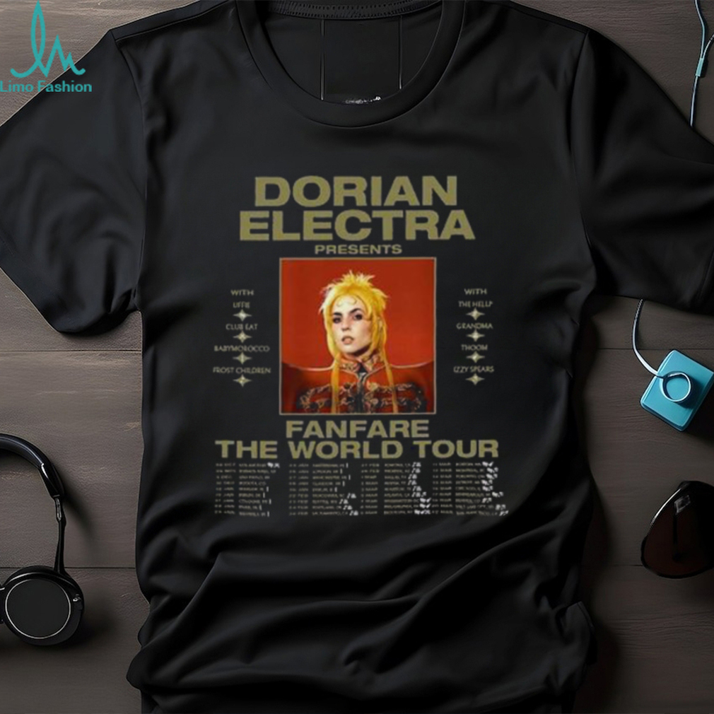 Dorian Electra Fanfare World Tour 2024 Shirt Fan Concert, hoodie ...