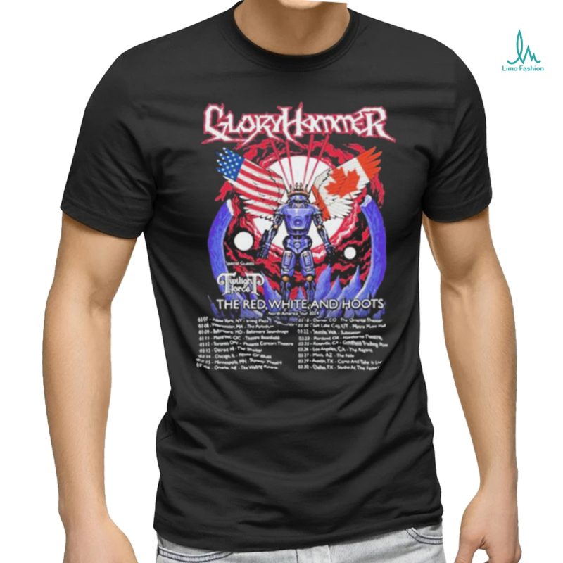 Official Gloryhammer The Red, White And Hoots US Tour 2024 T shirts, hoodie, sweater, long ...