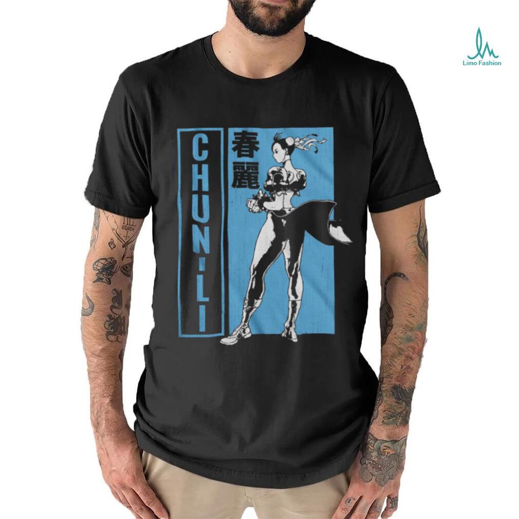 Street Fighter Chun Li Bw Character Pose T Shirt, hoodie, sweater, long ...