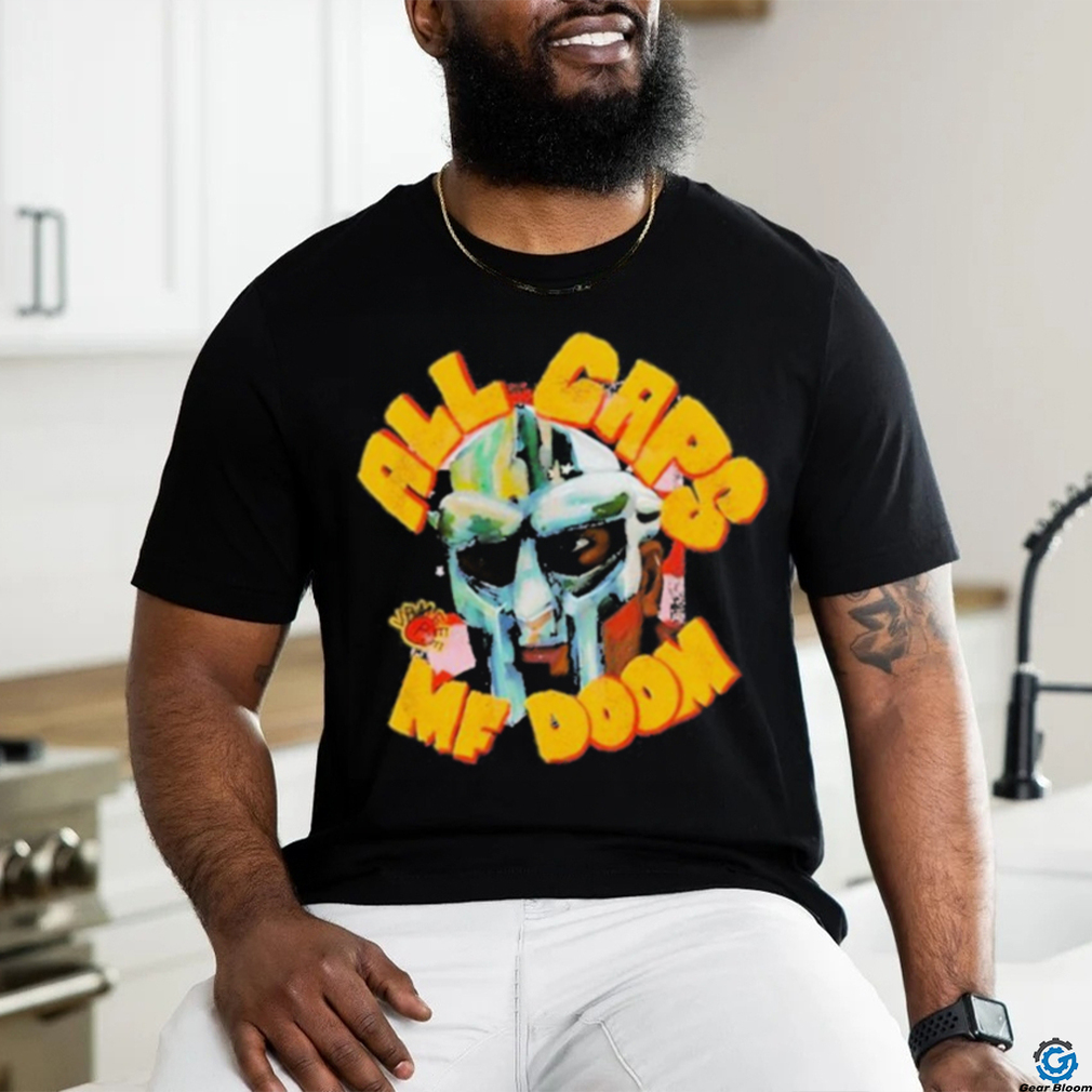 Vxmeee All Caps Mf Doom Shirt, hoodie, sweater, long sleeve and tank top