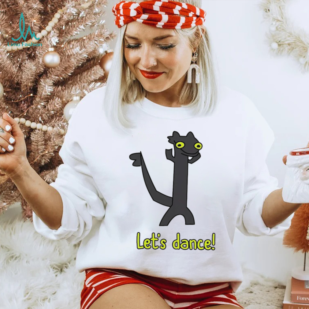 Toothless dance meme let’s dance trend shirt, hoodie, sweater, long ...
