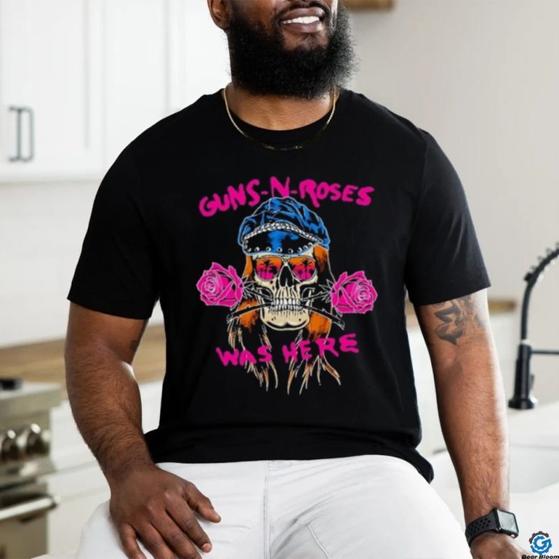 Official Guns N’ Roses Skull Gn’R Was Here Shirt – Limotees