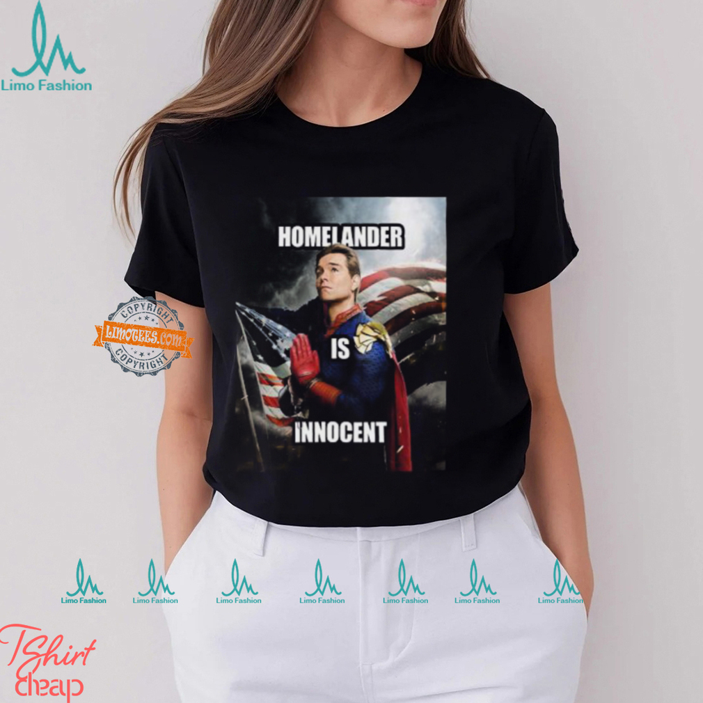 New Poster For The Boys Season 4 Homelander Is Innocent Classic T Shirt ...
