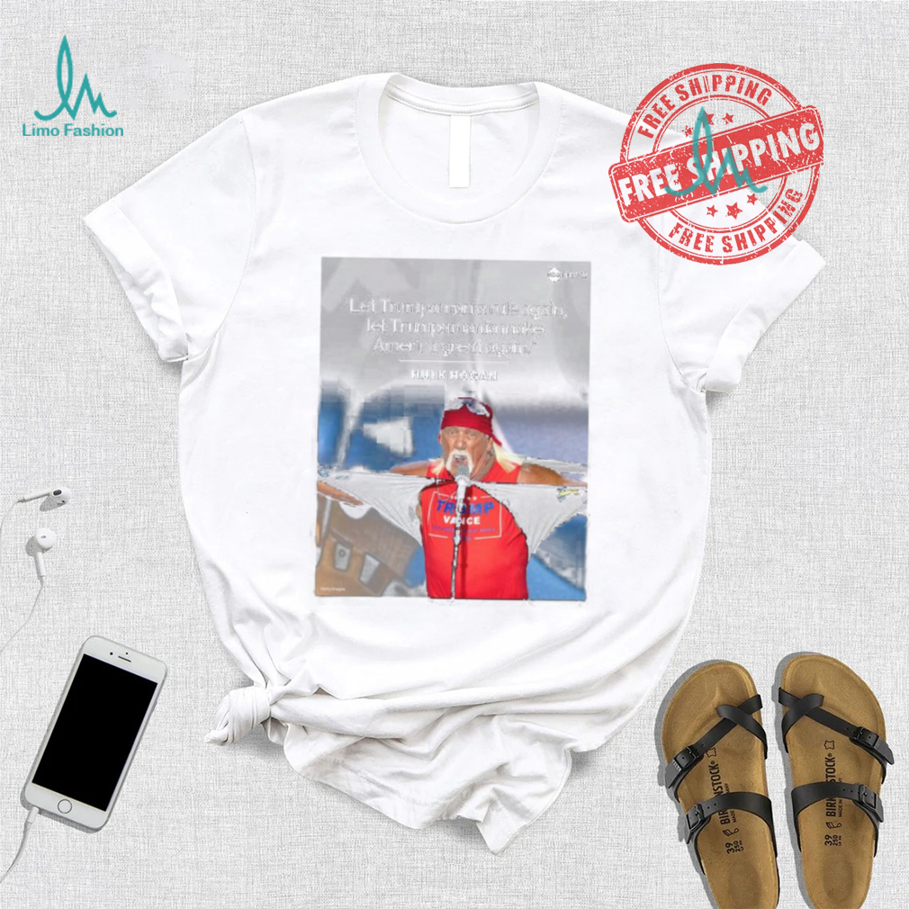 Hulk hogan riled up the rnc crowd ripping off his shirt, hoodie ...