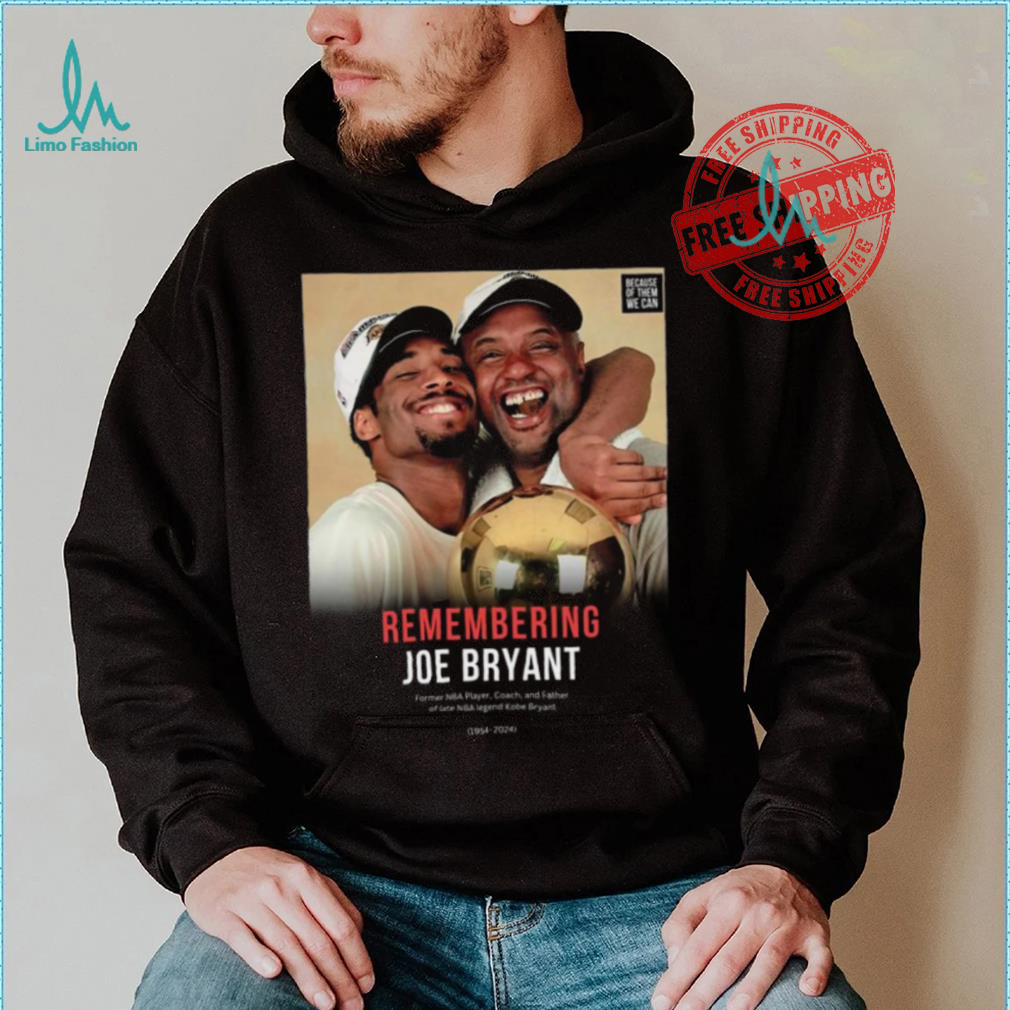 Remembering Joe Bryant 1954 2024 shirt, hoodie, sweater, long sleeve ...